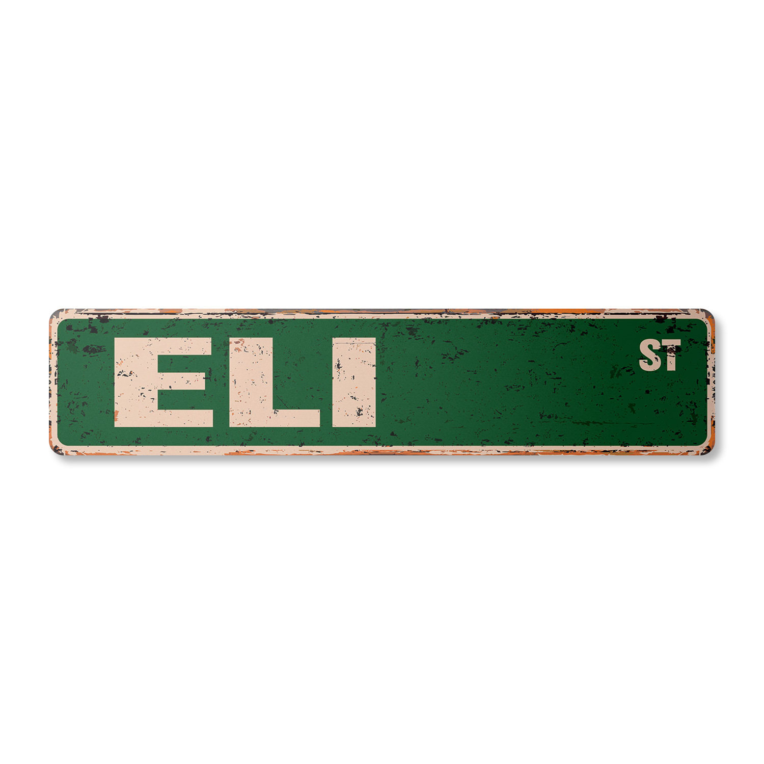 SignMission Eli Street Sign Heavy Duty Plastic 4" X 18" | Wayfair
