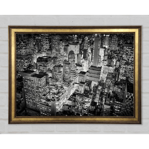 Brayden Studio Looking Down On The Big Apple - Single Picture Frame ...