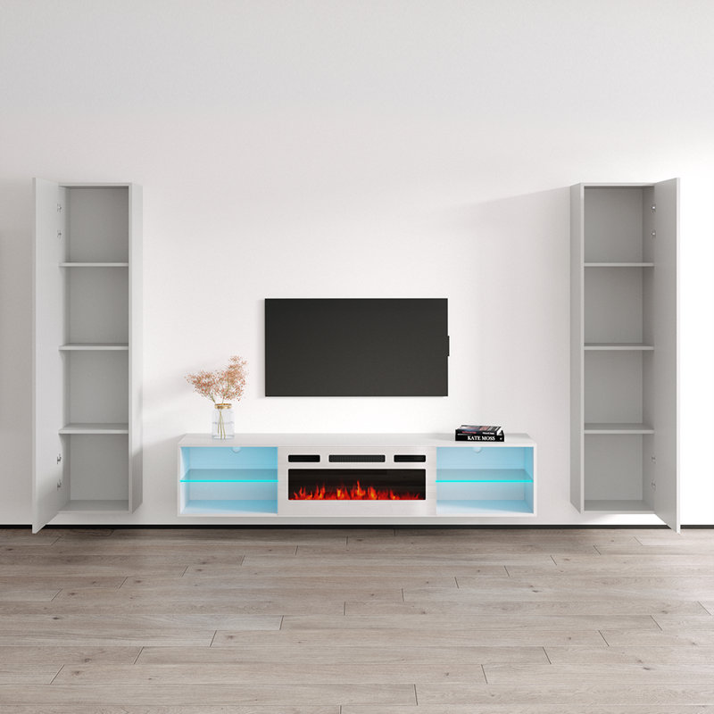 Brayden Studio® Brezlin Entertainment Center for TVs up to 78" with ...