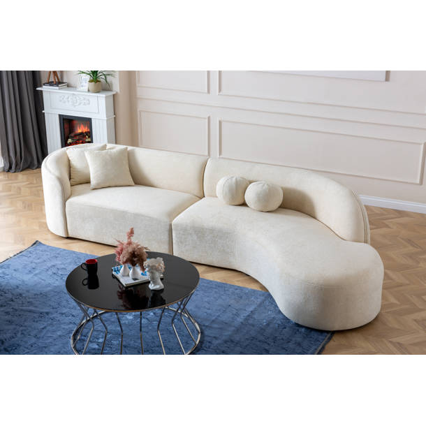 Latitude Run® Laytham 148" Wide Left Hand Facing Modular Corner ...