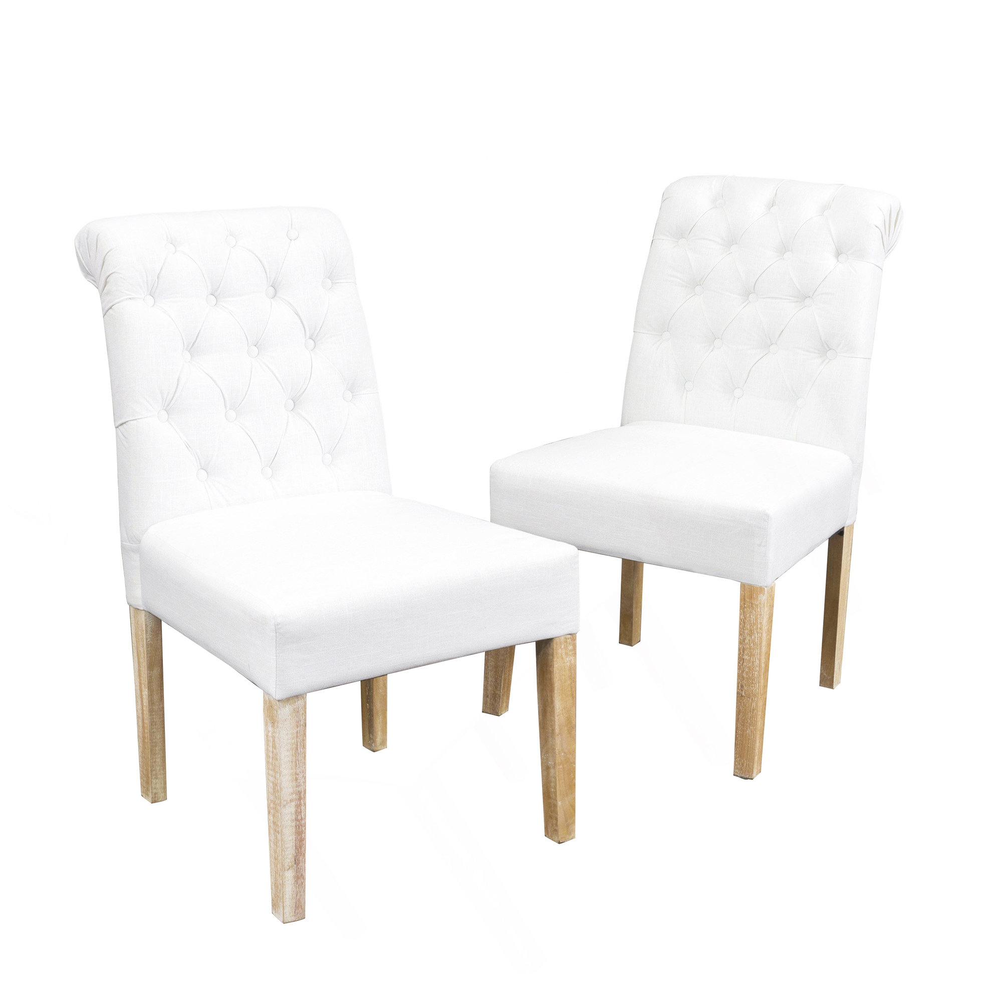 Latitude Run® Stylish And Comfortable Dining Chair Set With Tufted ...