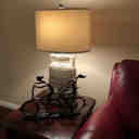 Birch Lane™ Acker 34" Charring Cream Glaze Table Lamp & Reviews | Wayfair