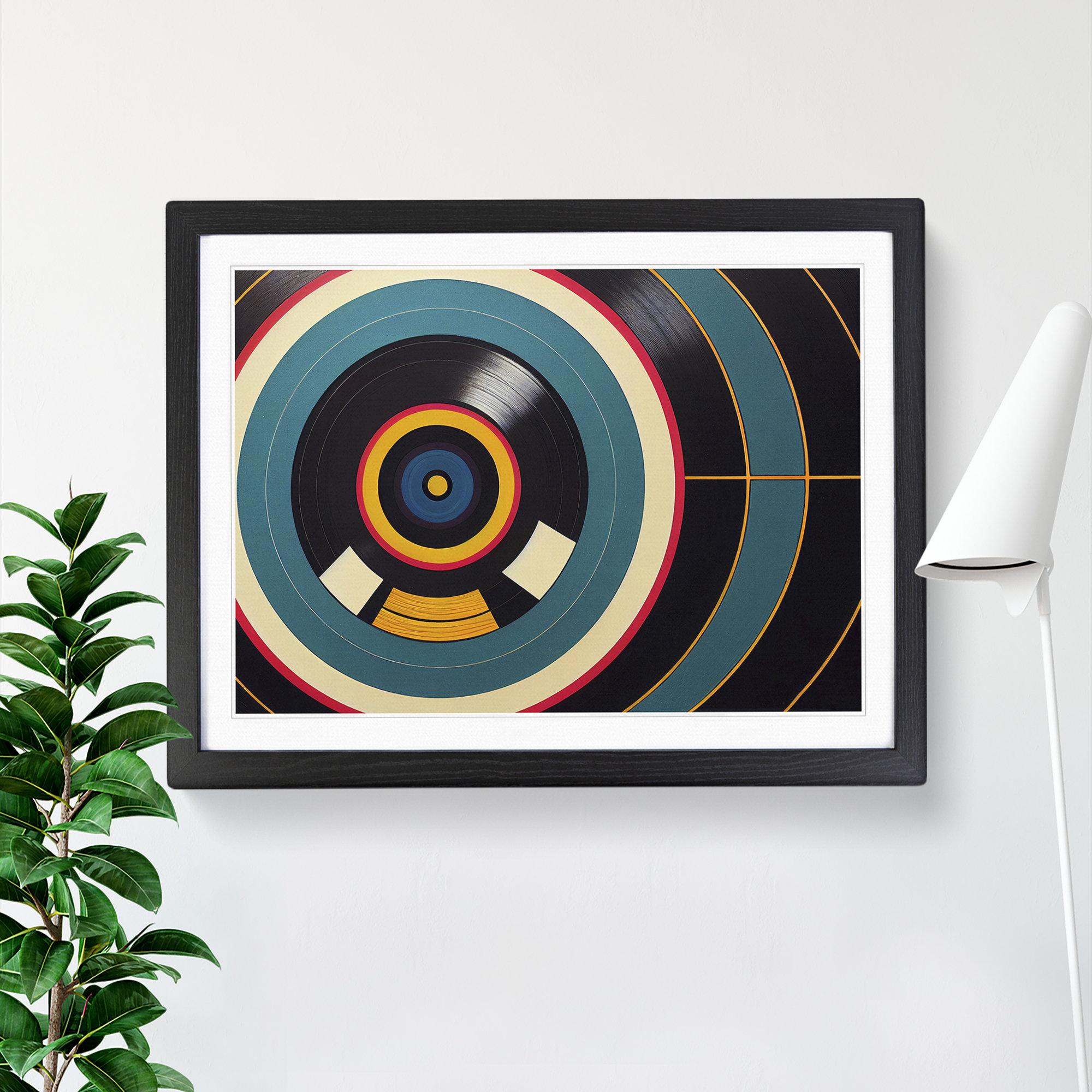Metro Lane Vintage Vinyl Record Art Vol.4 Abstract - Picture Frame ...