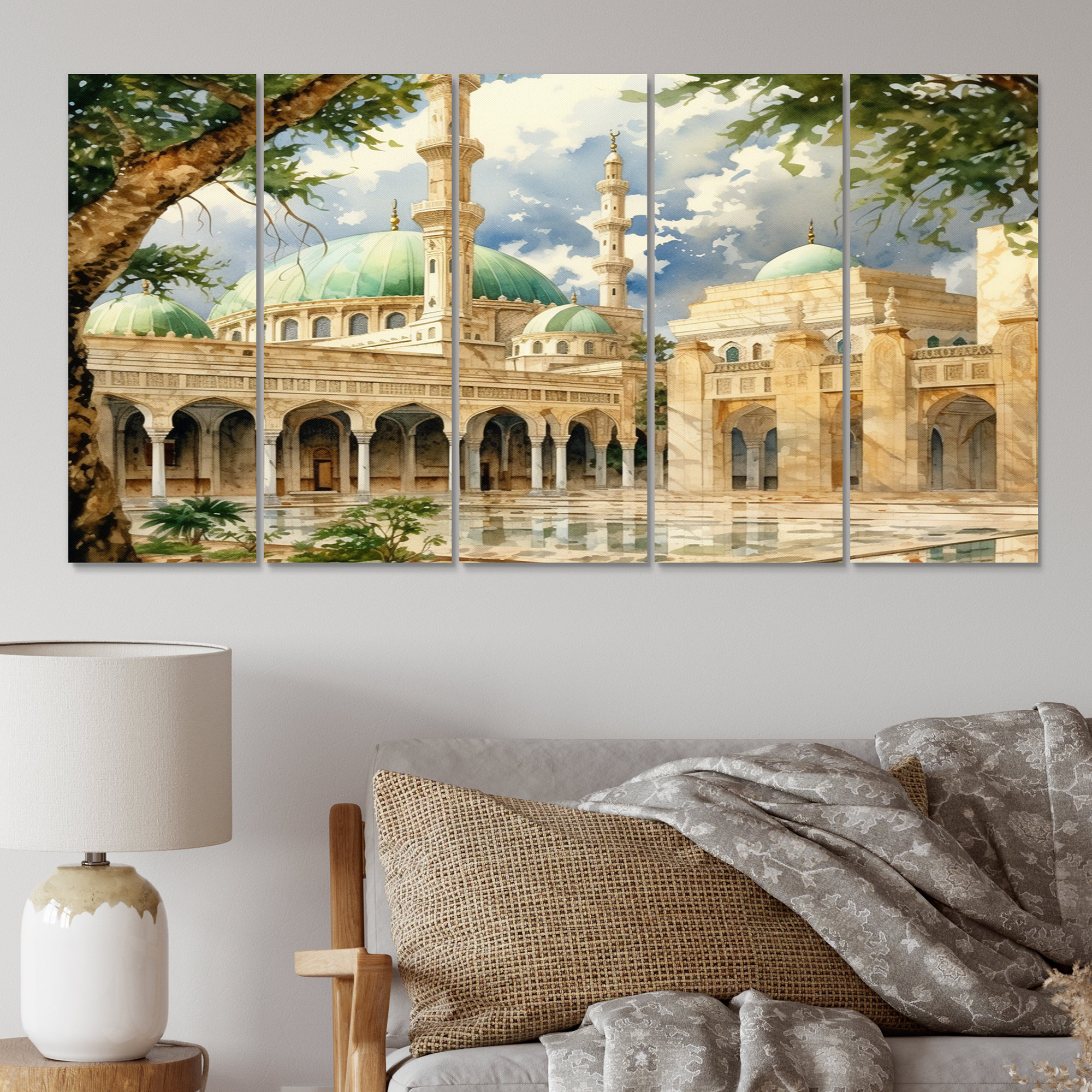 Charlton Home The Prophets Mosque Religious I - Islamism Wall Art Print ...
