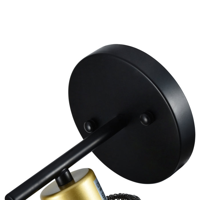 Willa Arlo Interiors Omro Wrought Iron Armed Sconce | Wayfair