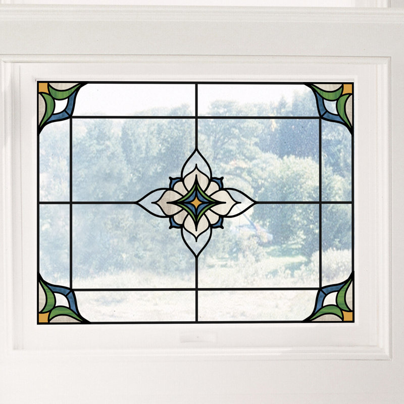 Lark Manor™ Stained Glass Window Decal & Reviews | Wayfair