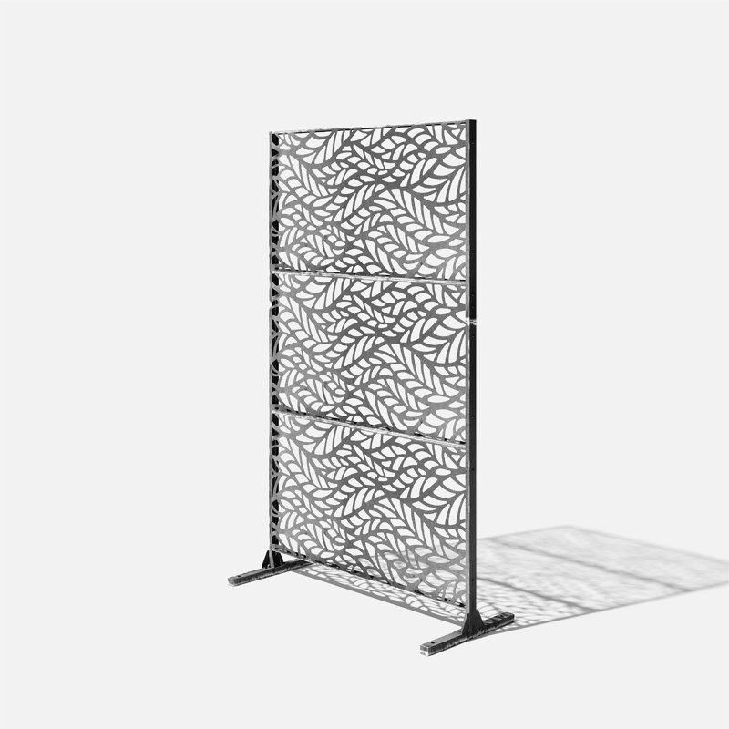 Veradek 6 ft. H x 4 ft. W Screen Series Metal Privacy Screen & Reviews ...