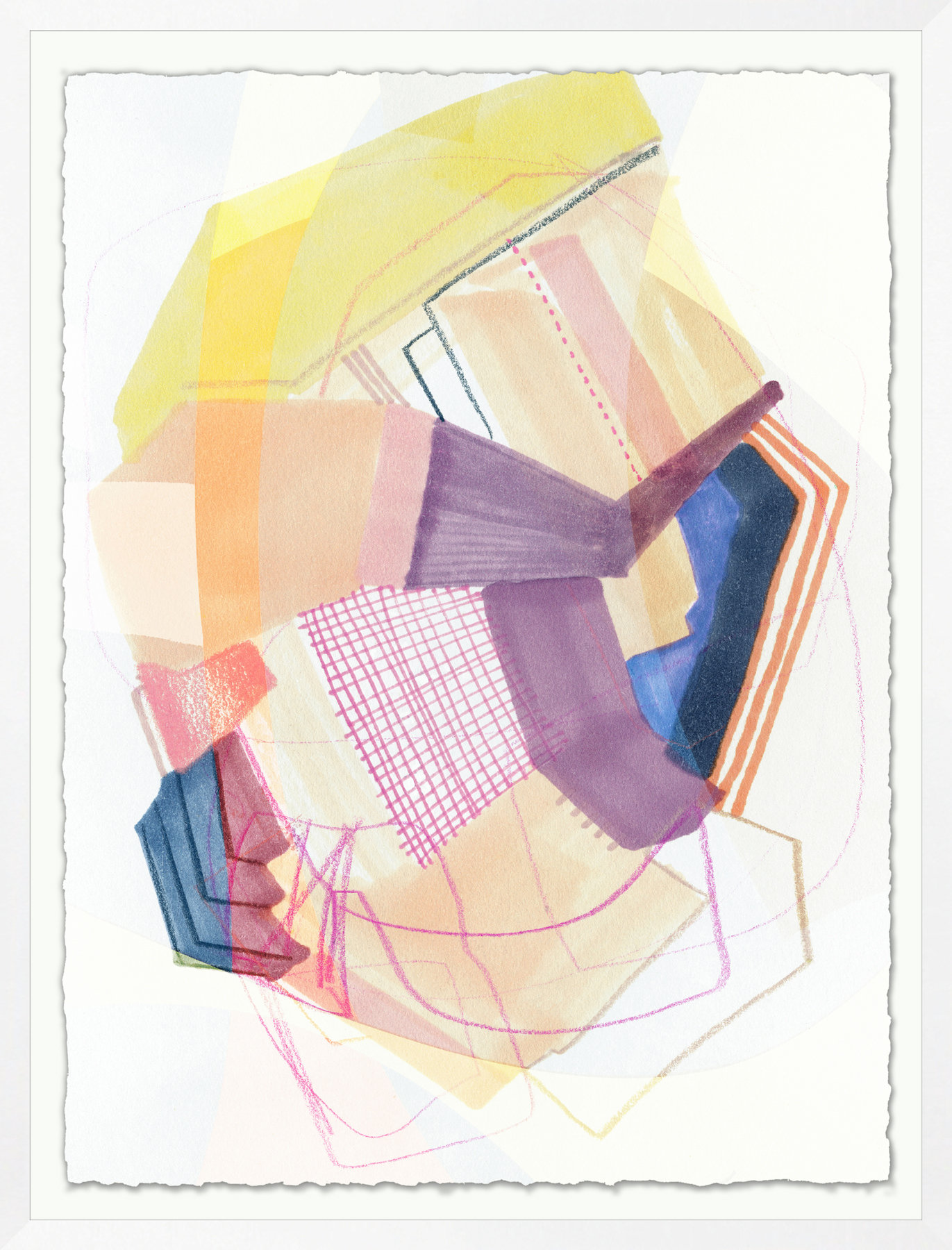 Lillian August Beach Treasure' Framed Print on Glass | Wayfair