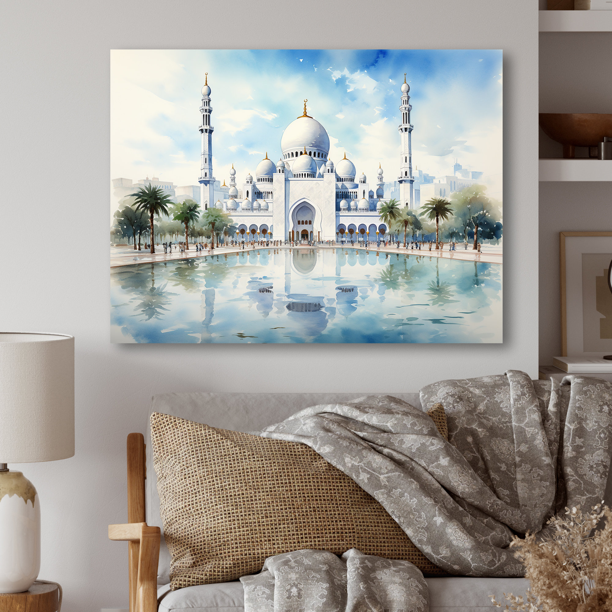 Lark Manor™ White Emirates Islam Sheikh Zayed Mosque III - Islam Metal ...