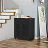 Charlton Home® Multi-sized Louvered 5-Tier Shoe Storage Cabinet with ...