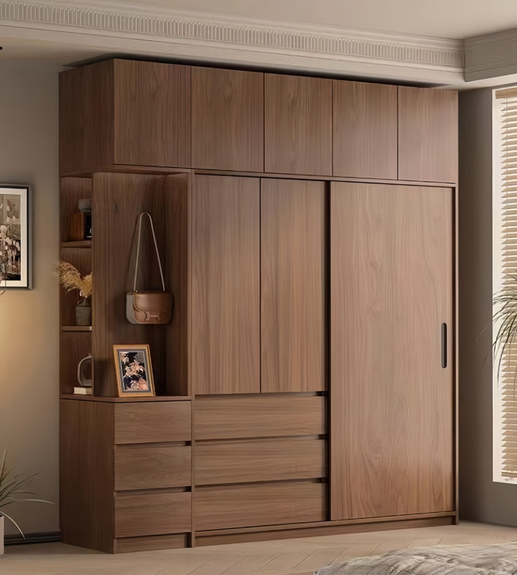 marlao Simple Classic Dark Wardrobe | Wayfair