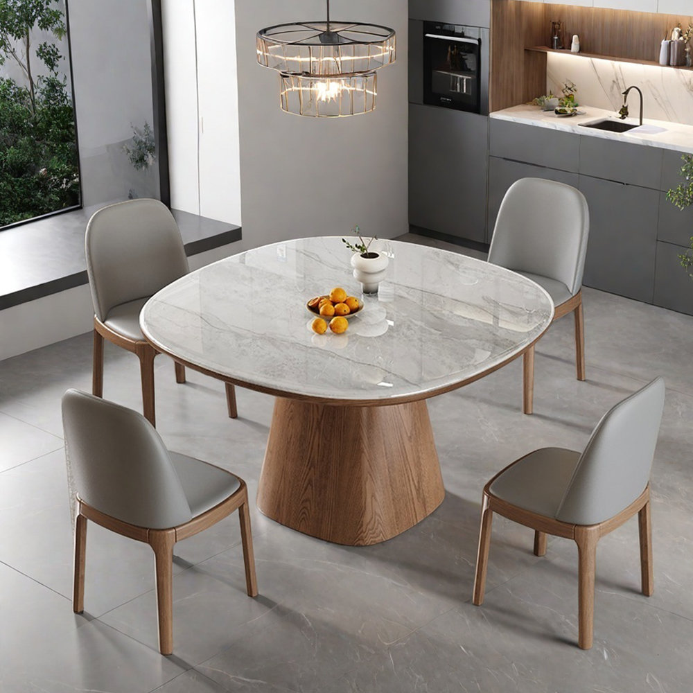 Elamer Simple modern home dining table set | Wayfair