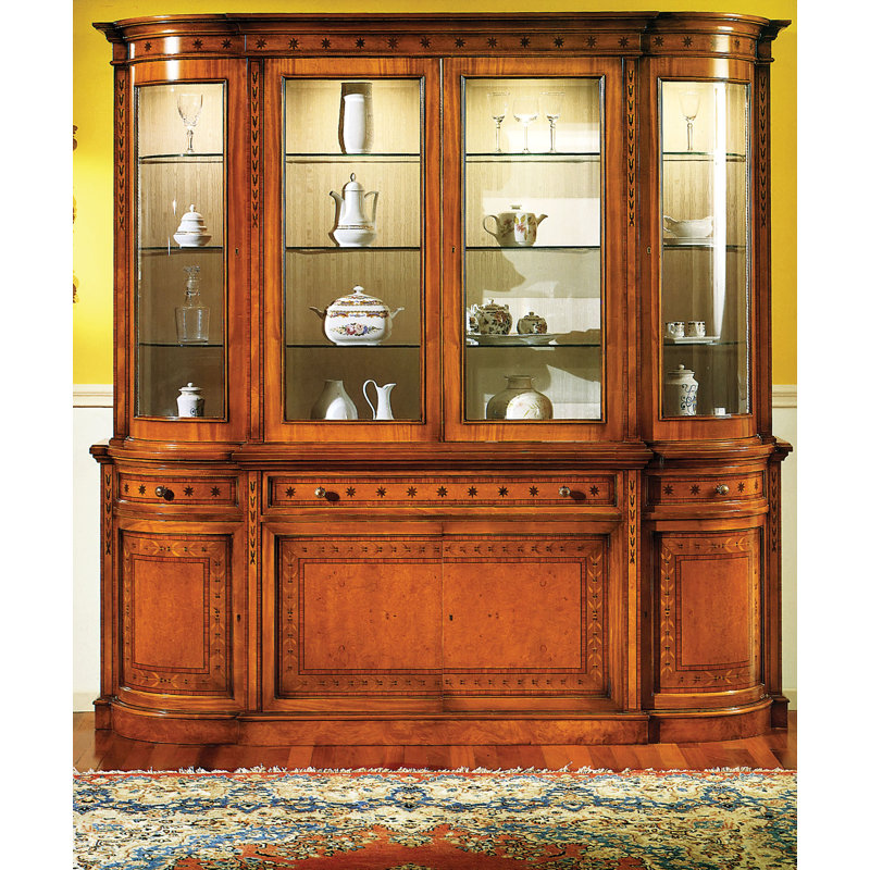 David Michael Breakfront China Cabinet | Wayfair