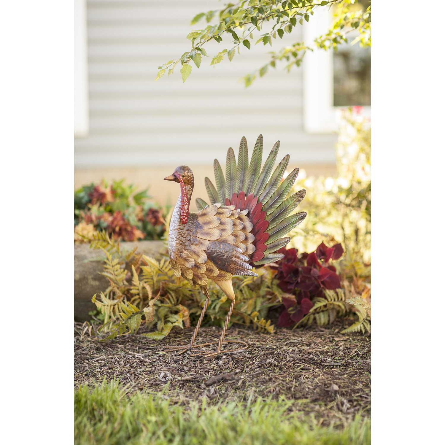 Freeport Park® Ewalt Turkey Metal Garden Statue & Reviews - Wayfair Canada