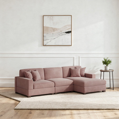 Pink Sectionals | Pink Sectional Couch & Pink Sectional Sofa