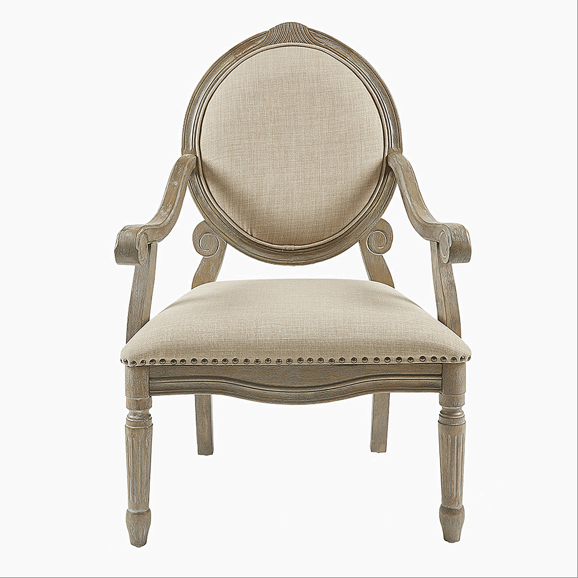 One Allium Way® Wood Frame Arm Chair | Wayfair