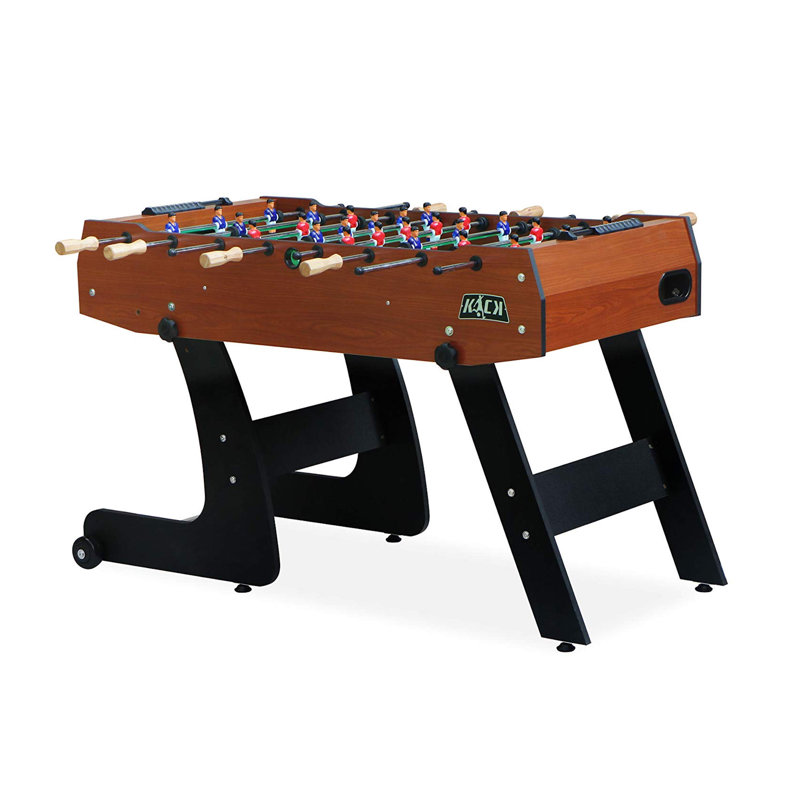KICK Foosball Tables KICK Monarch 48" Brown Folding Foosball Table ...