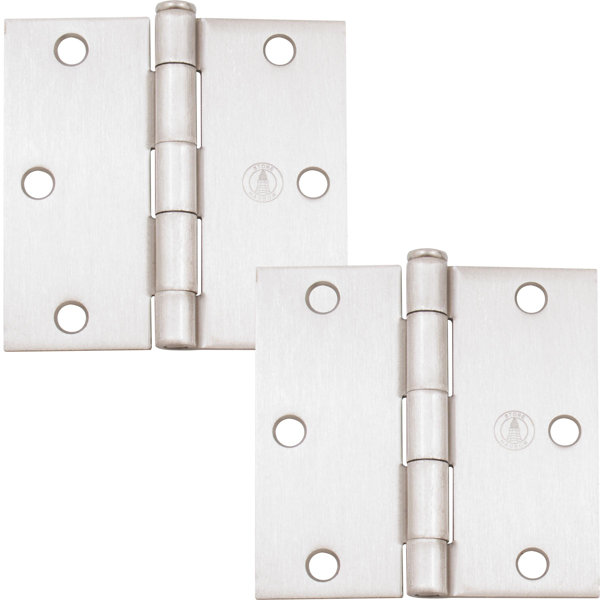 Stone Harbor Hardware 3-1/2" Door Hinges, Square Corner | Wayfair