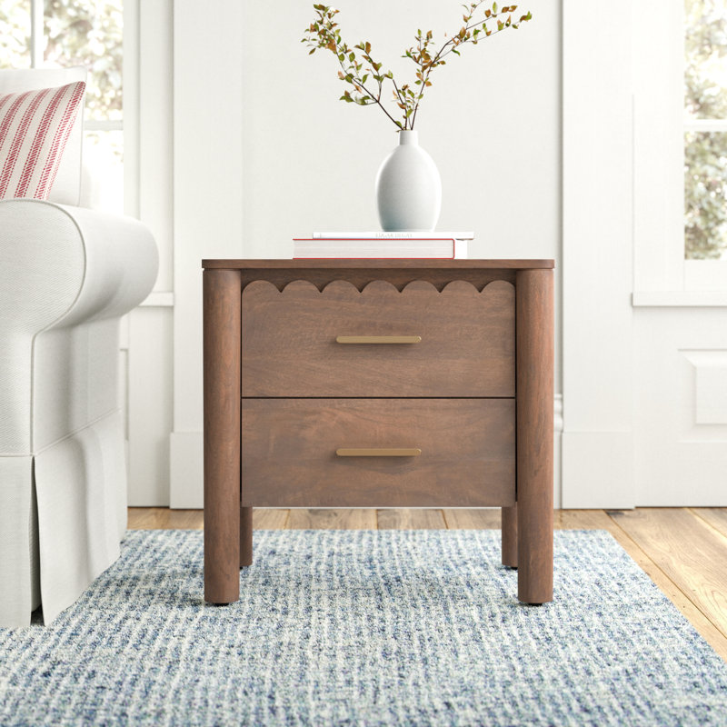 Birch Lane™ Lola Wood Nightstand & Reviews | Wayfair
