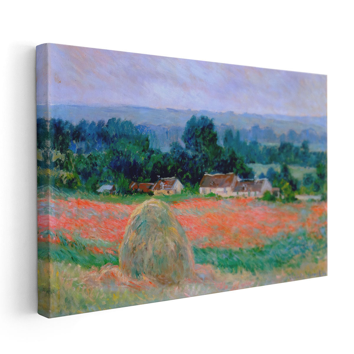 Red Barrel Studio® Haystack at Giverny, 1886 - Canvas Print Wall Art ...