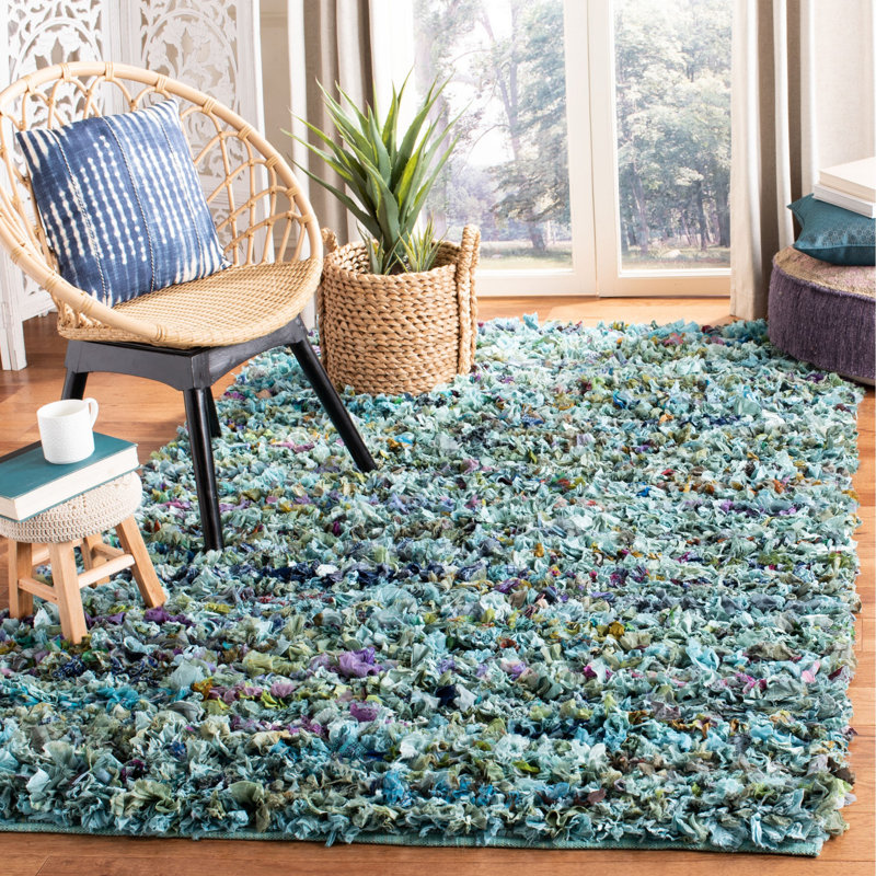 Bungalow Rose Cudney Shag Hand Woven Performance Rug & Reviews | Wayfair
