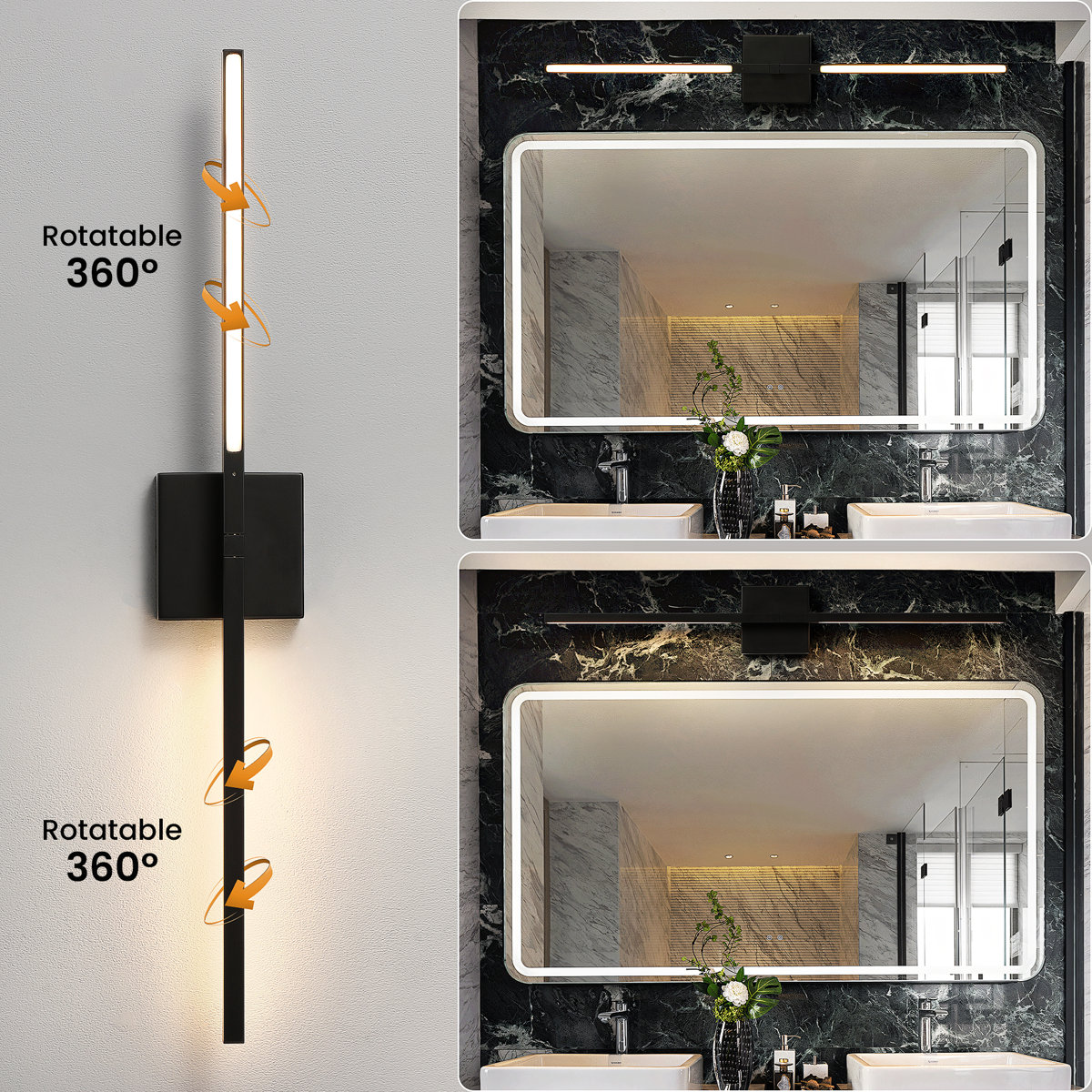 Mercer41 Jaiman 30'' 2-Light Dimmable LED Bath Bar & Reviews - Wayfair ...