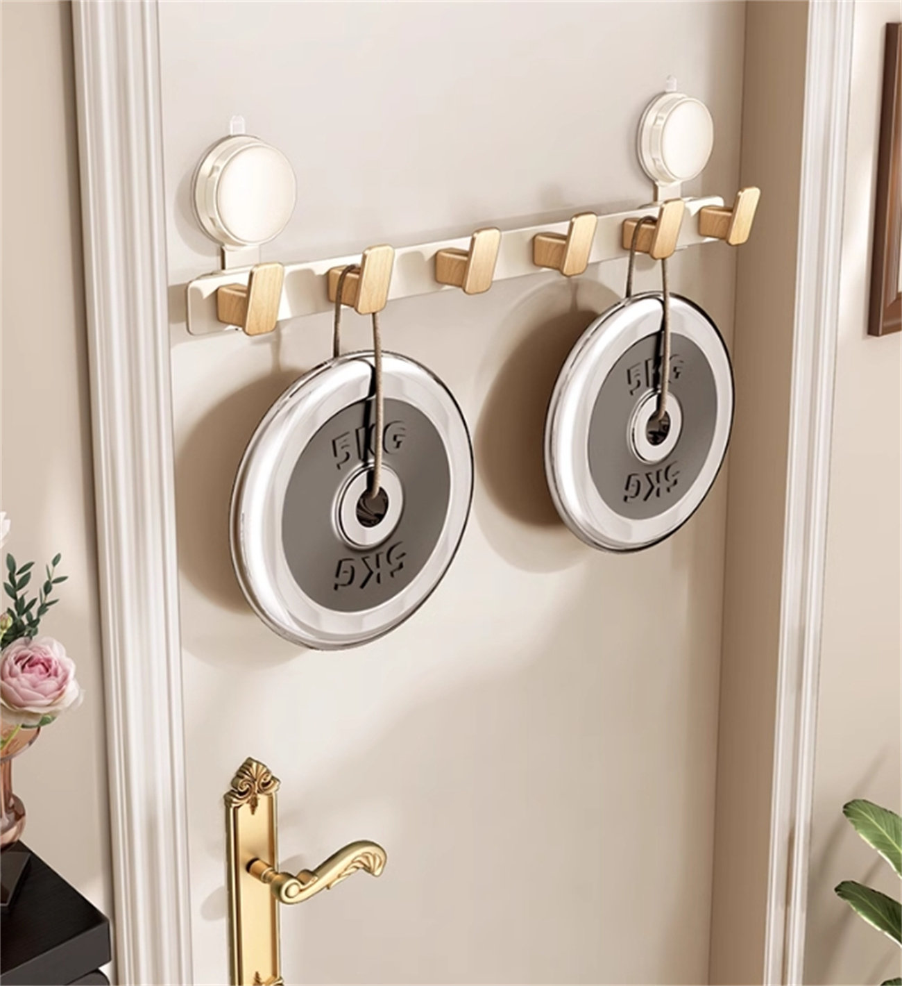 Thrones Designs Aluminum Alloy Suction Cup Hook Rack | Wayfair