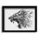 Brayden Studio Fractual Lion Roar - Single Picture Frame Painting on ...