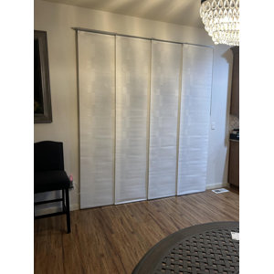 Suploo Adjustable Trimmable Natural Woven Panel Shades Sliding Panel ...