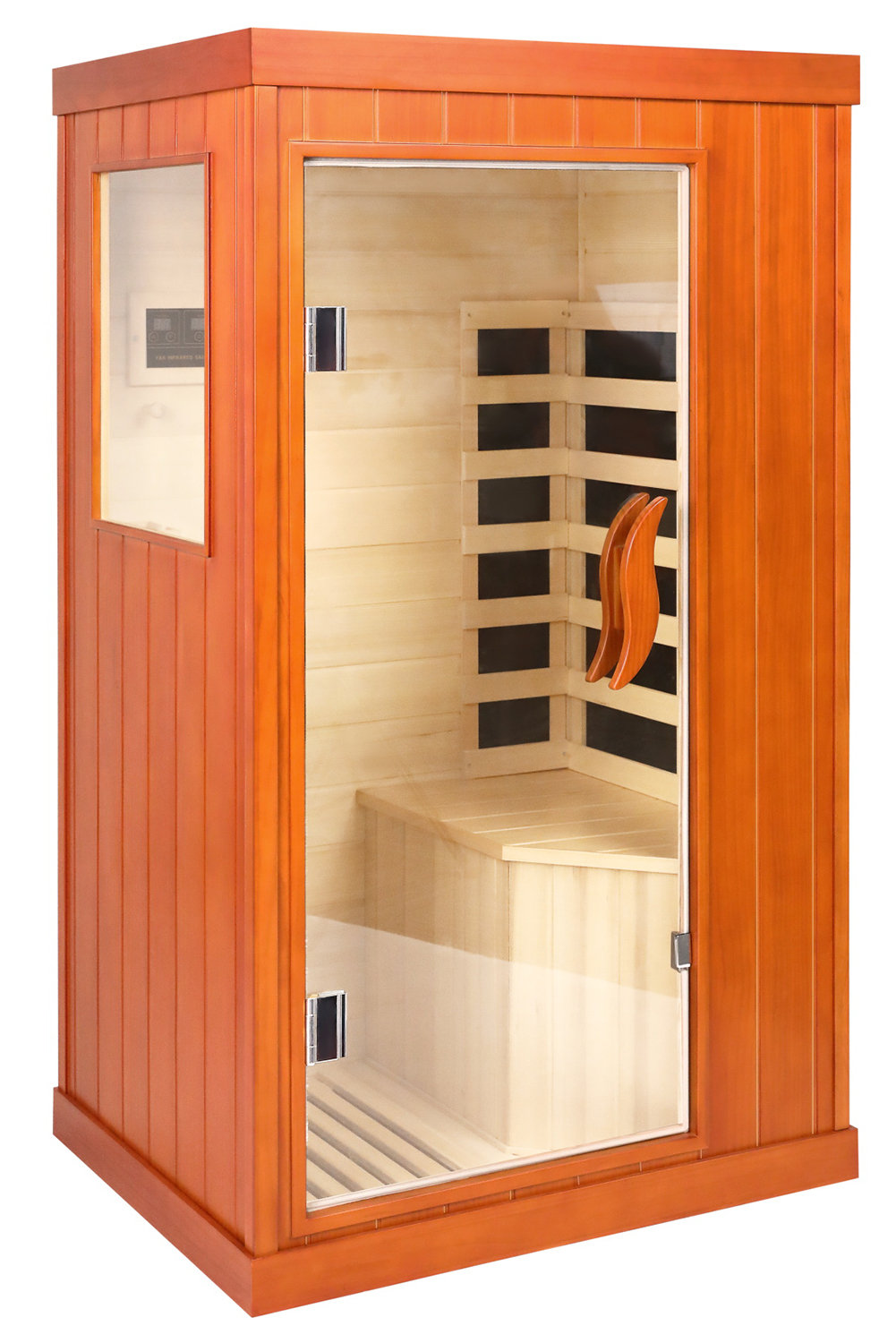 HomeMiYN Far Infrared Wooden Sauna Room Home Sauna Spa Low-emf Dry ...
