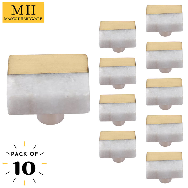 Mascot Hardware 1 1/2" Length Rectangle Knob & Reviews | Wayfair