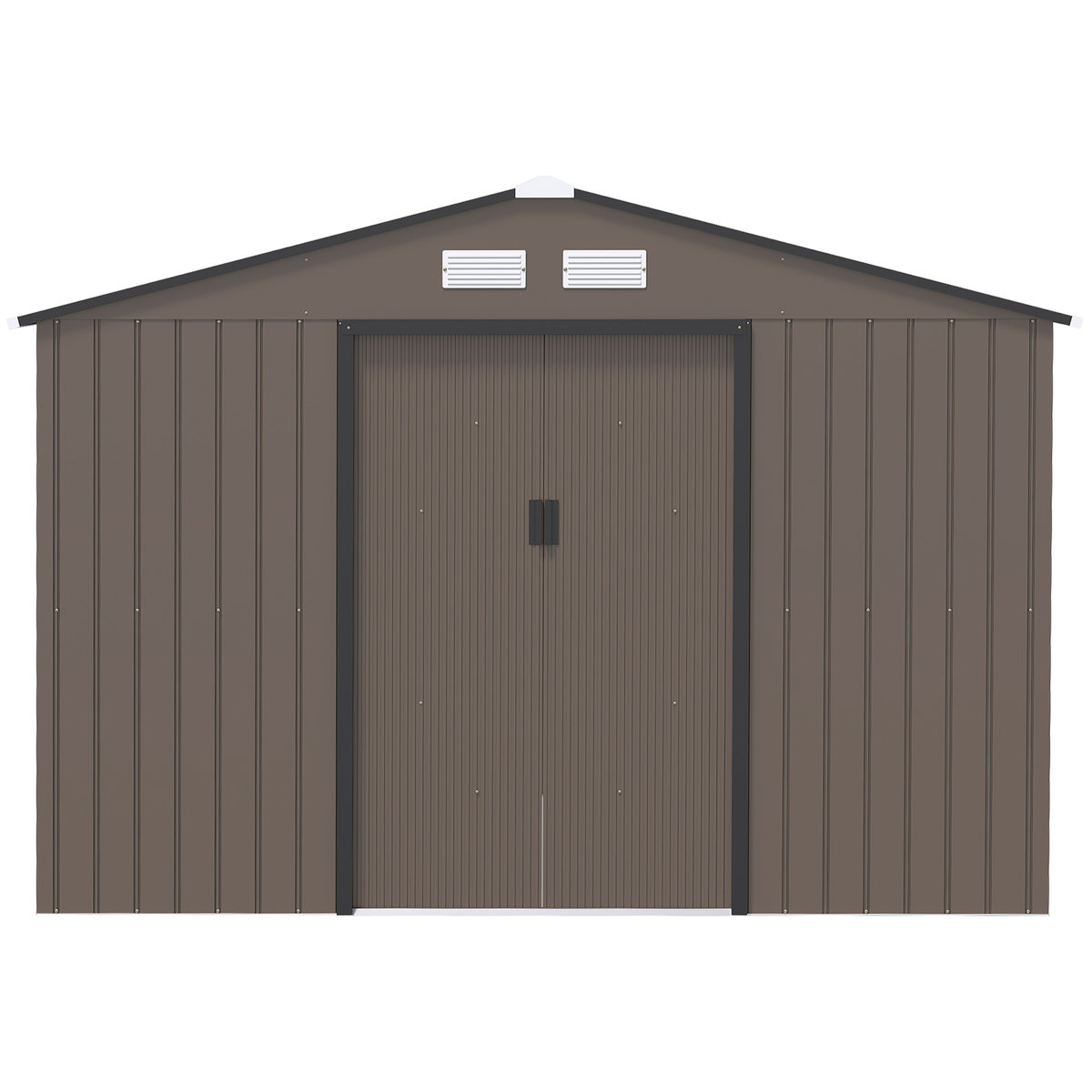 Dakota Fields Azaya 9.1 ft. W x 6.4 ft. D Metal Apex Tool Shed ...