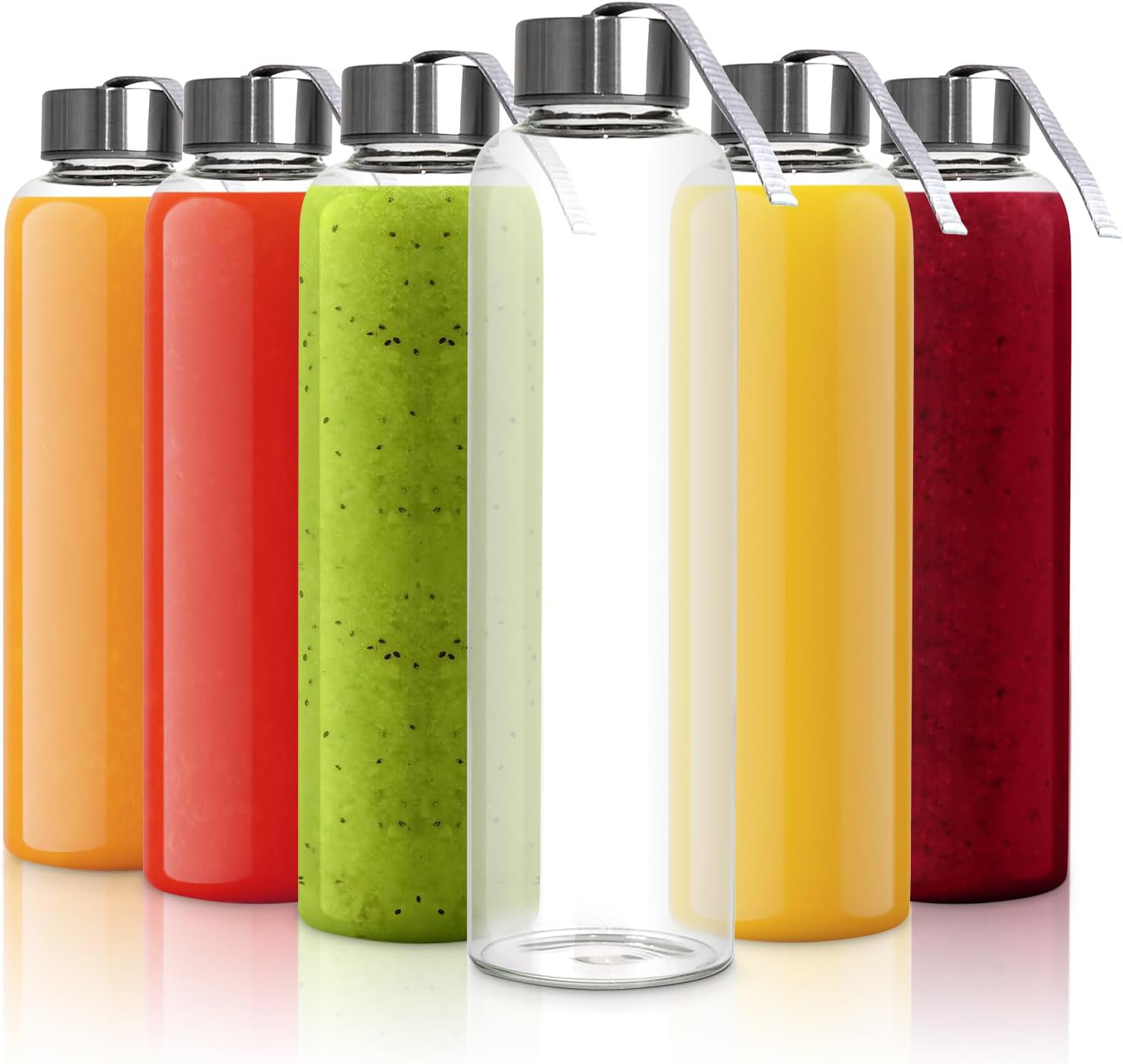 Homearray 18oz. Glass Water Bottle | Wayfair