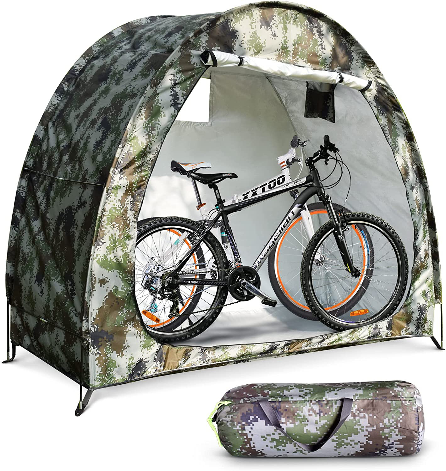 Poloma Outdoor Bike Storage Tent Bicycle Shelter With Carry Bag ...