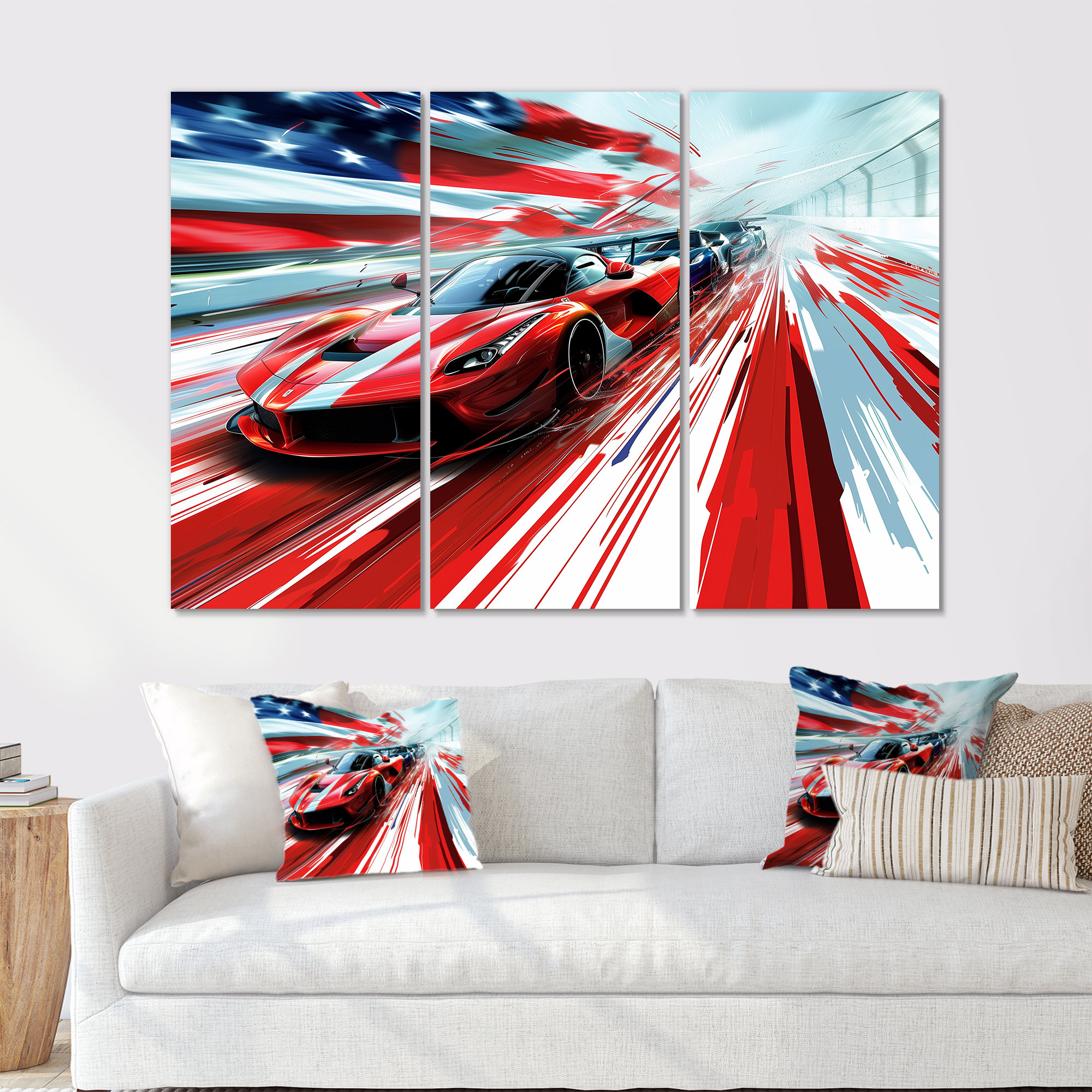 Latitude Run® American Sports Car At The Race Track II - Race Tracks ...