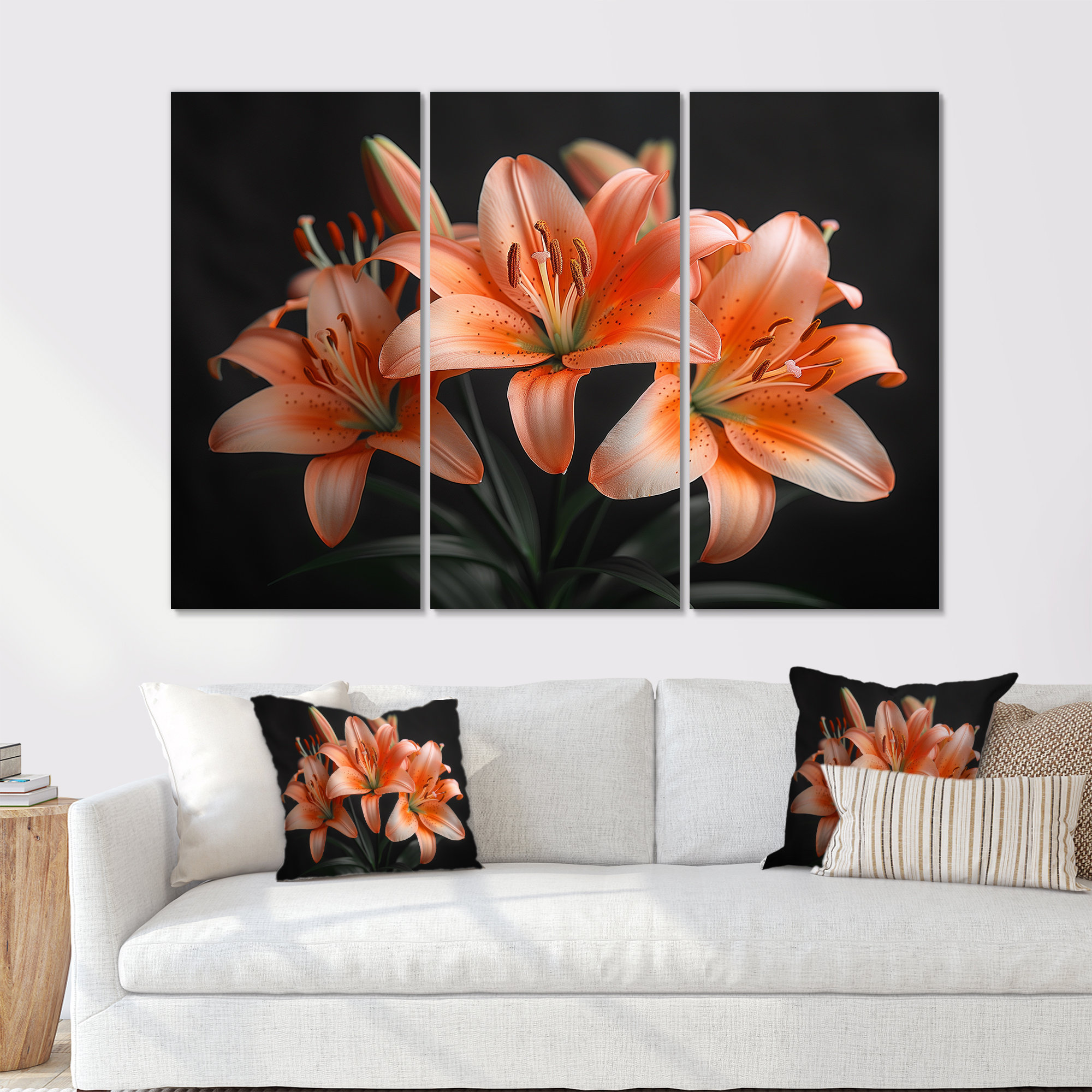 Latitude Run® Orange Black Lily Springtime Photo III - Lilies Wall Art ...
