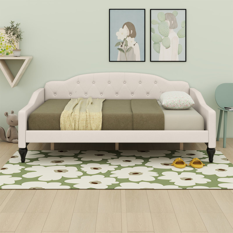 Charlton Home® Dayanira Full/Double Upholstered Tufted Daybed & Reviews ...
