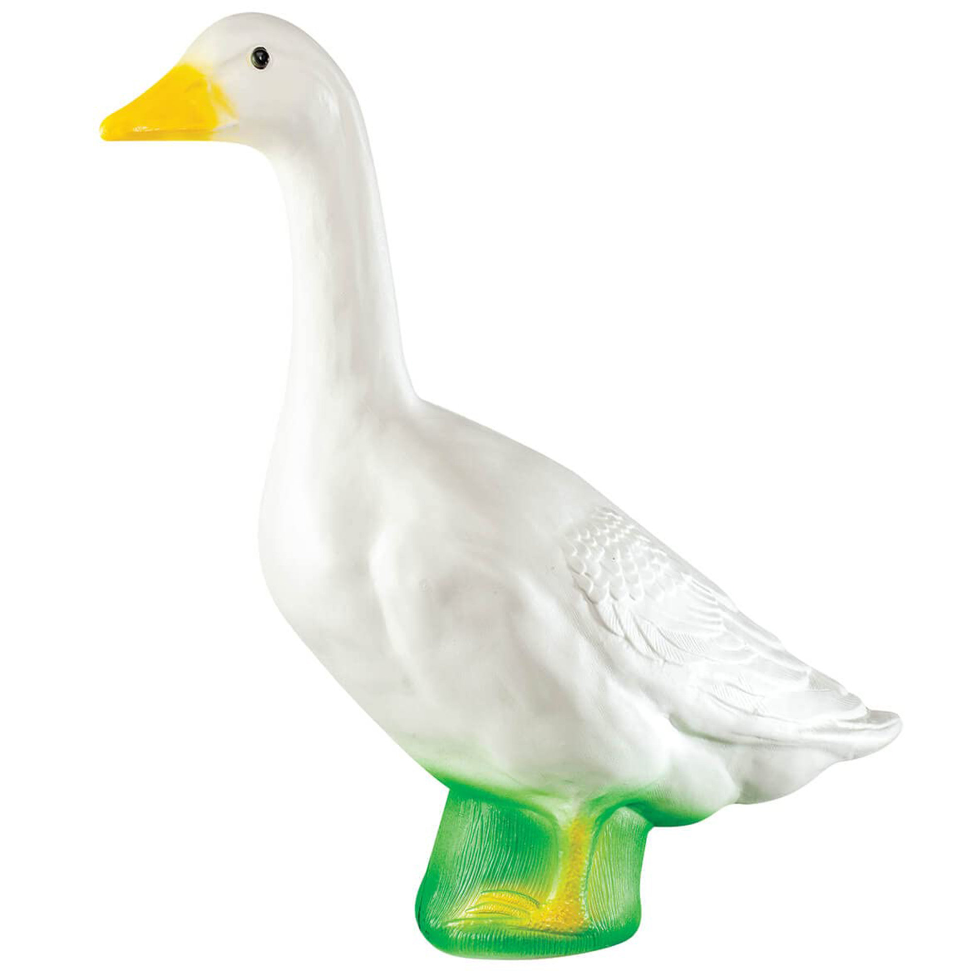 Red Barrel Studio® Freestanding Goose Welcomes Visitors Figurine | Wayfair