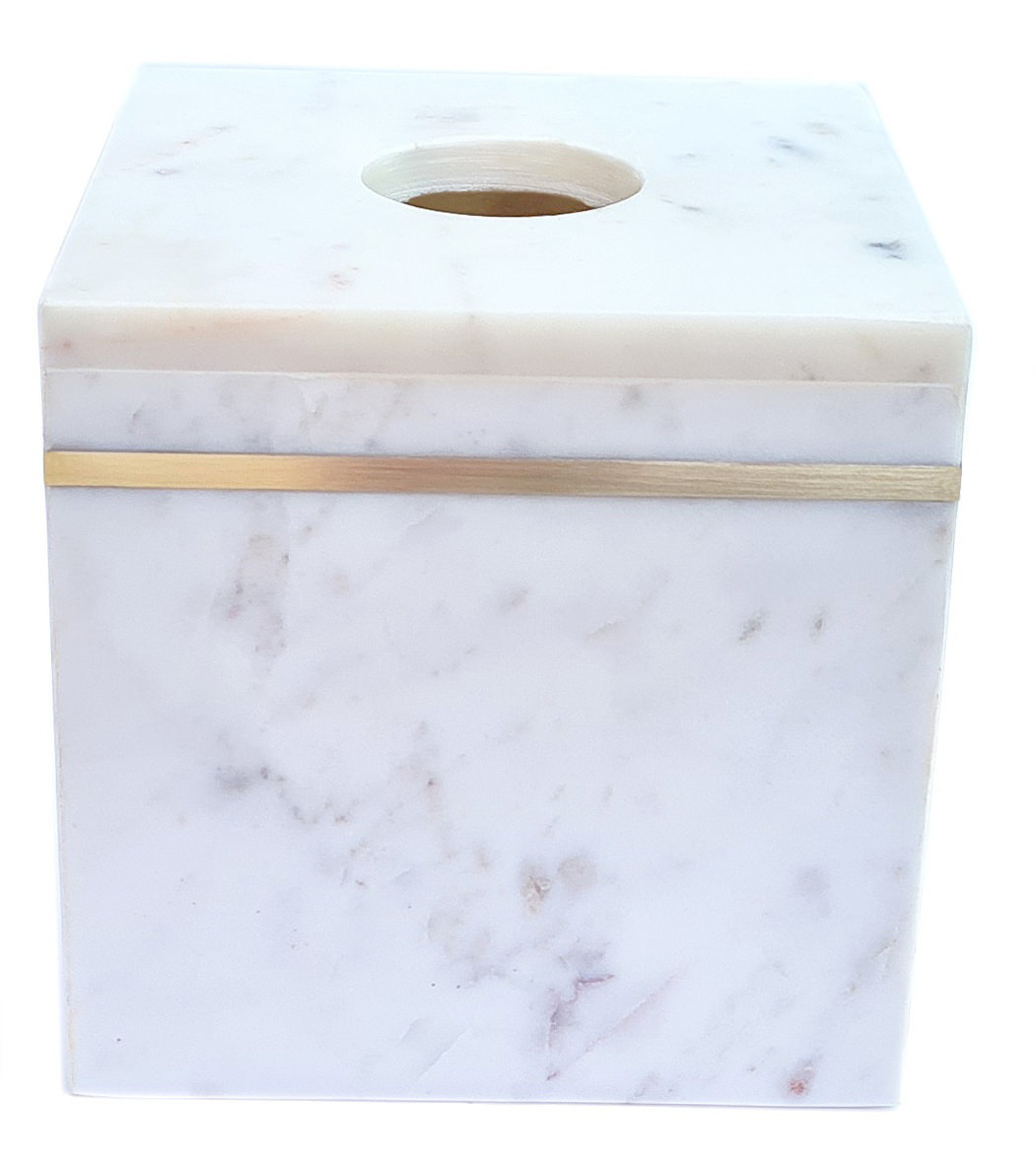 Brayden Studio® Alighiero Marble Tissue Box Cover - Wayfair Canada