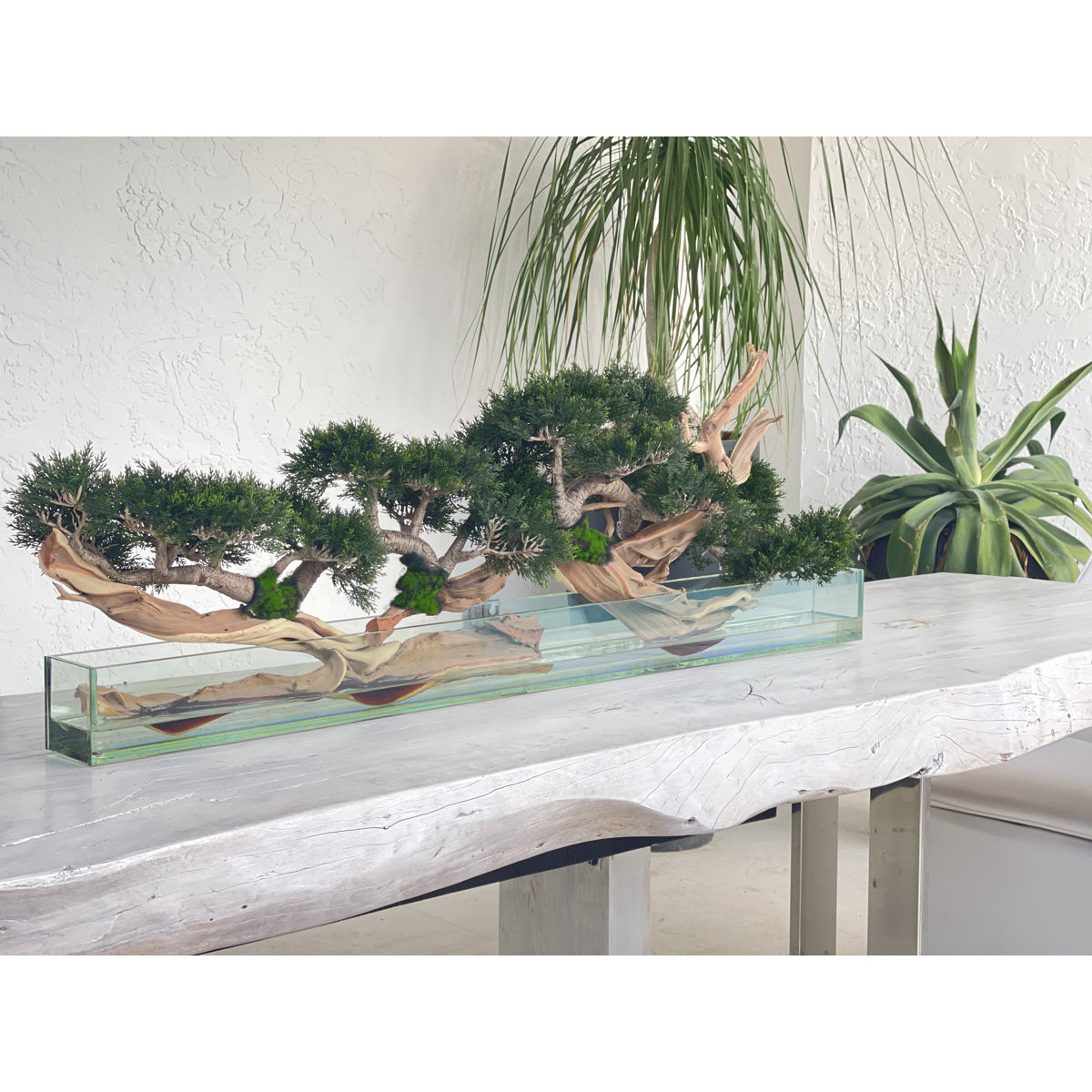 Primrue 10'' Faux Bonsai Tree in Planter | Wayfair