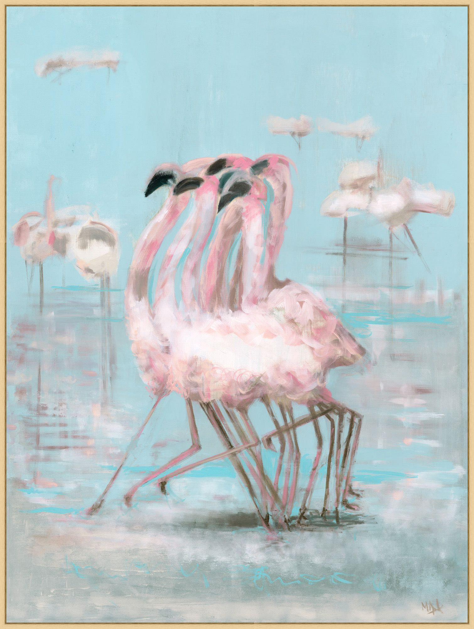 Wendover Art Group Together We Go - Floater Frame Print on Canvas | Wayfair