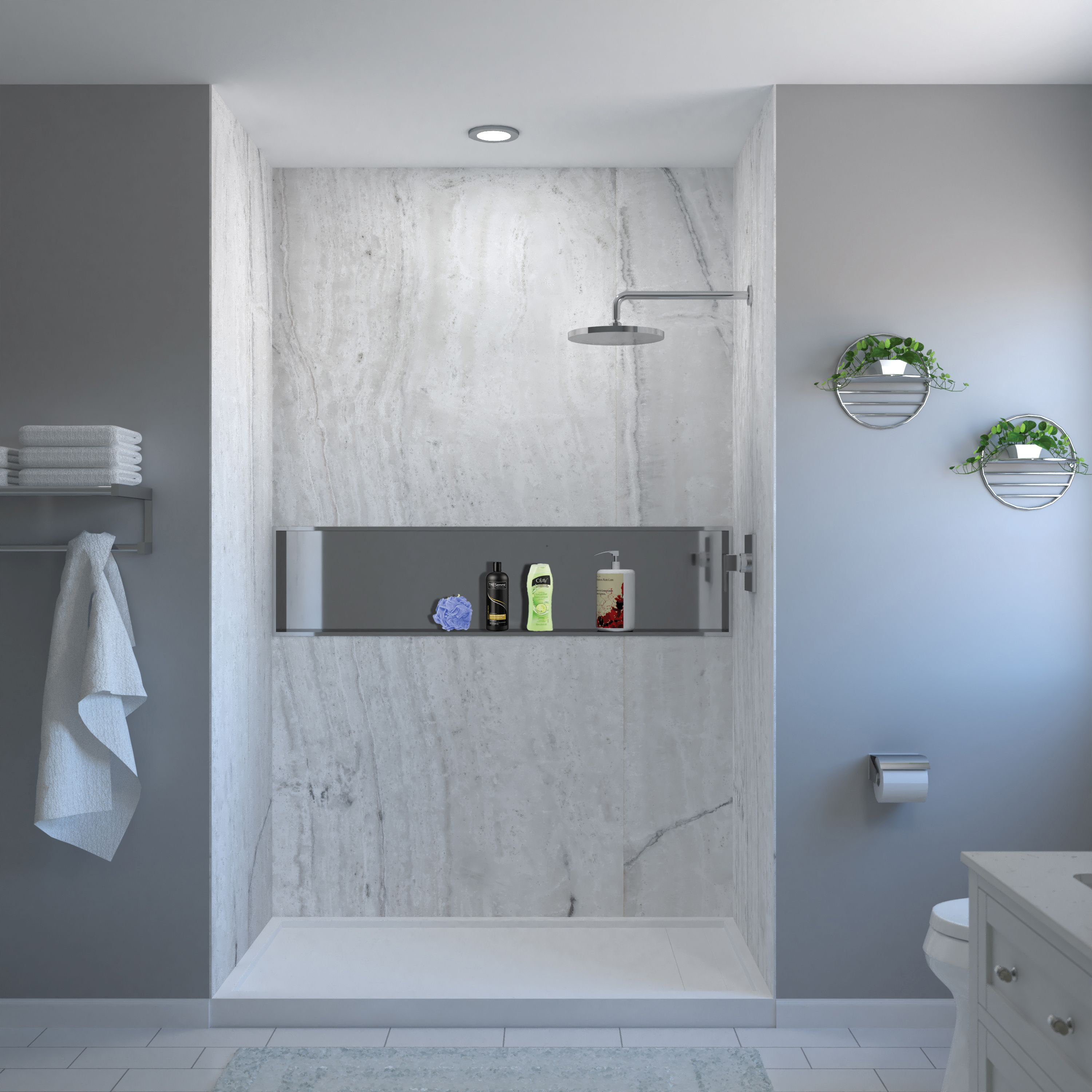Transolid 3 Piece Titan Shower Walls Set | Wayfair