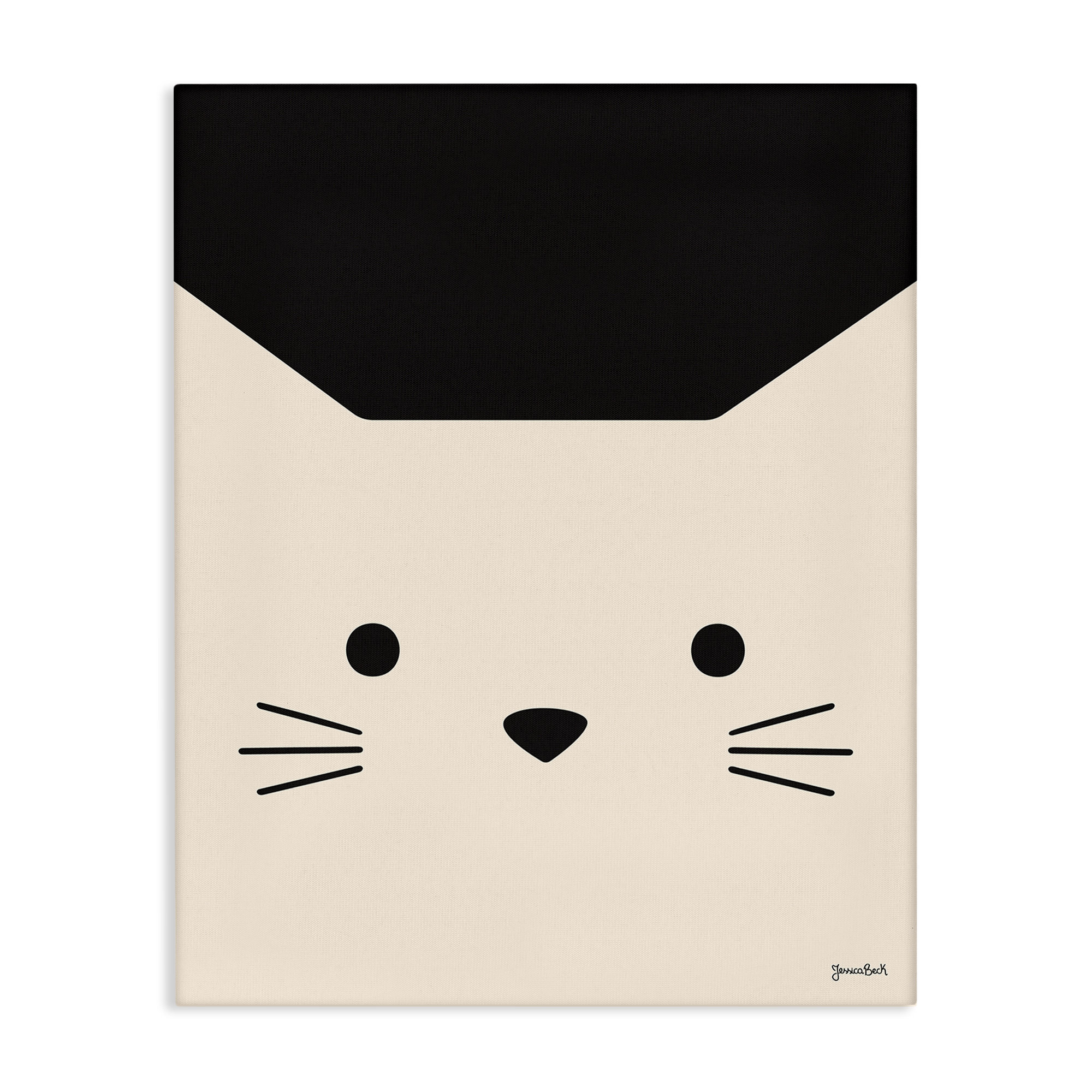 Winston Porter White Cat Close Up Canvas Wall Art by Jessica Beck | Wayfair