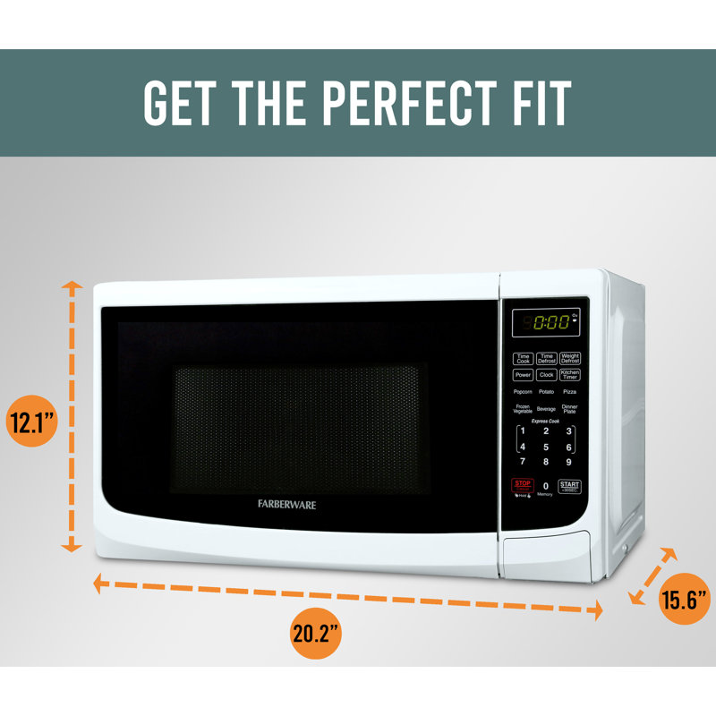 Farberware 1.1 Cubic Feet Countertop Microwave | Wayfair