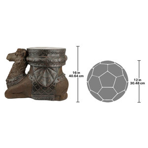 Design Toscano The Kasbah Camel Sculptural End Table & Reviews | Wayfair