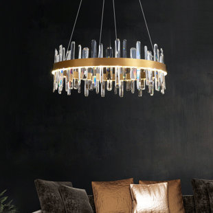 Gold Finish Chandeliers You'll Love | Wayfair