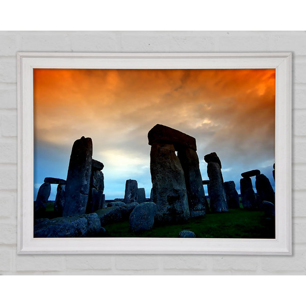 Bright Star Stonehenge At First Morning Light - Single Picture Frame ...