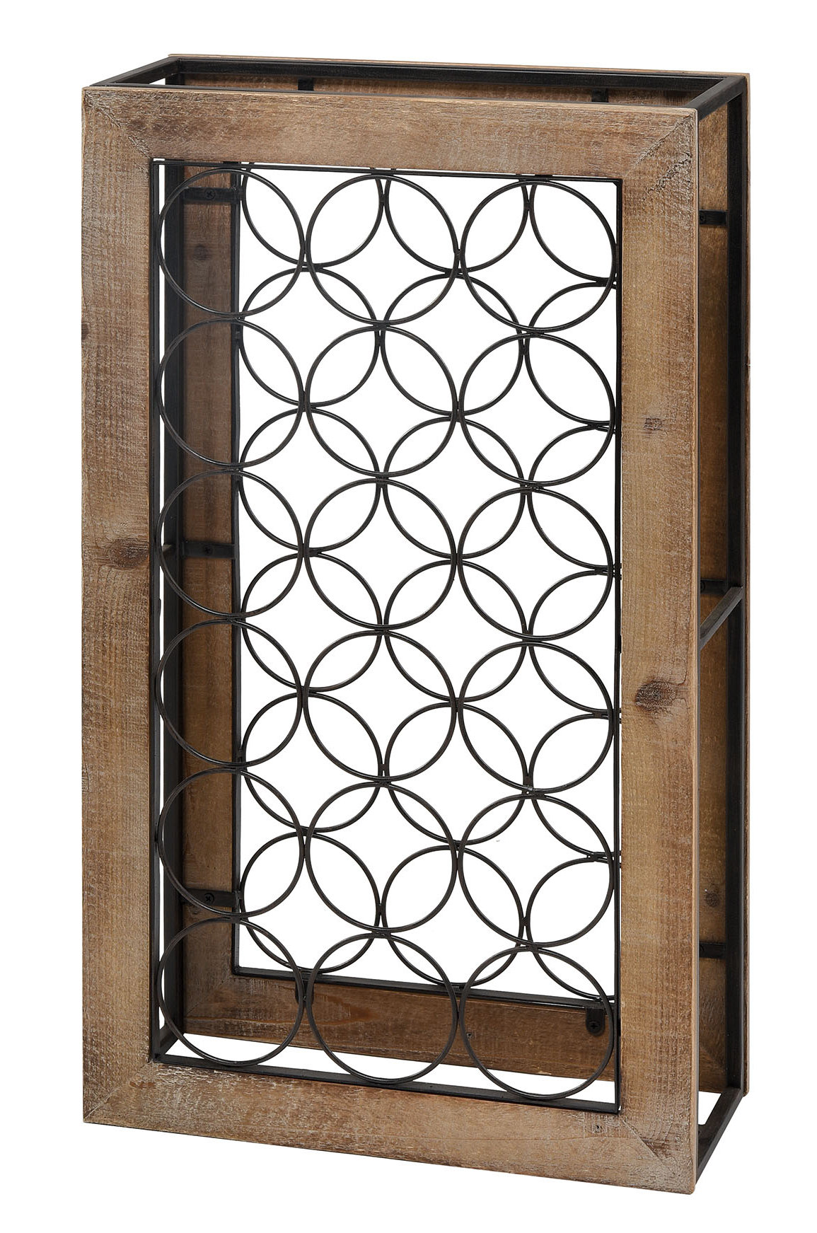 Bungalow Rose Purcell 10 Bottle Floor Wine Bottle Rack | Wayfair