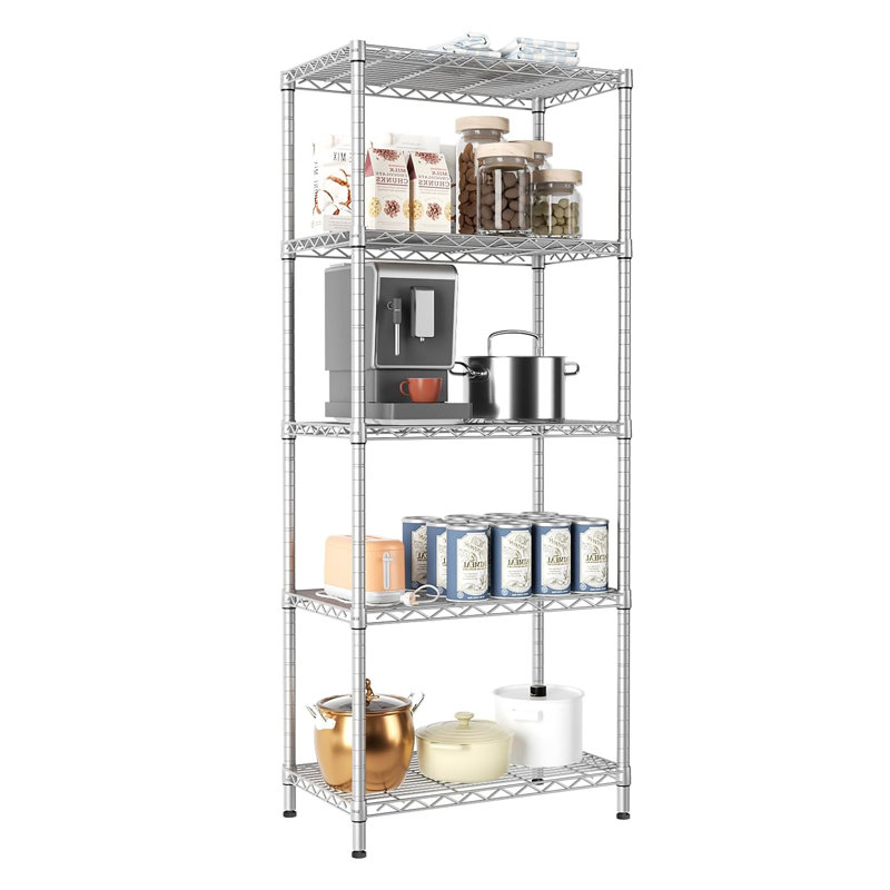 Rebrilliant 5 Tier Storage Rack ,Wire Shelving Unit Storage Shelves ...