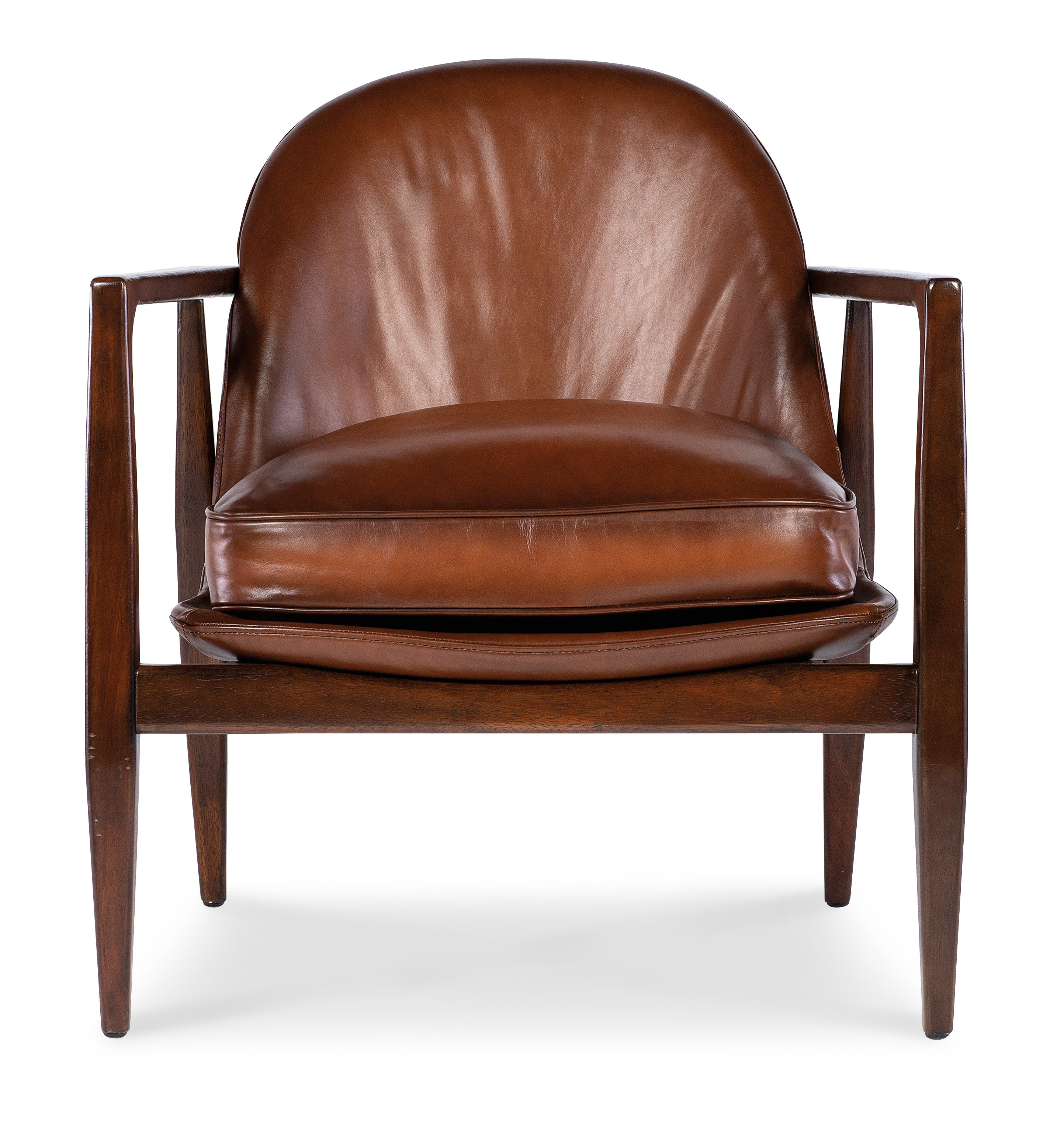 Bobo Intriguing Objects Leather Armchair | Wayfair